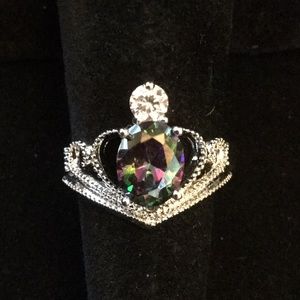 Miami Gems | Jewelry | Crown Ring Midnight Mystic Topaz Ring | Poshmark